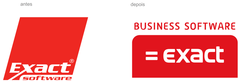 Evolução dos logotipos de empresas de tecnologia